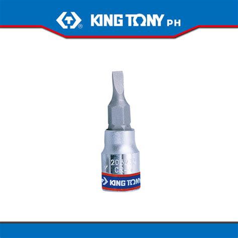 King Tony 1 4 Drive Slotted Bit Socket Hardware Facility