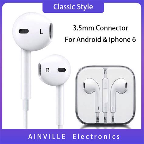 1 1 Original Quality In Ear Wire Earphone With 35mm Plug Connector