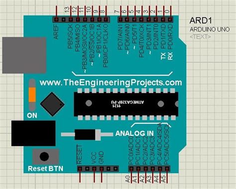 Arduino UNO Library For Proteus The Engineering Projects