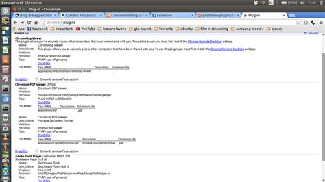 Problema Plugin Chromium Chiedi