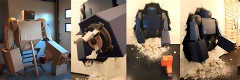 Robot Crashes Through The Wall And Still Uses Dos Make