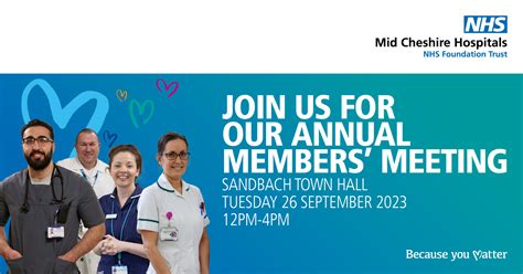 Annual Members Meeting Mid Cheshire Hospitals Nhs Foundation Trust