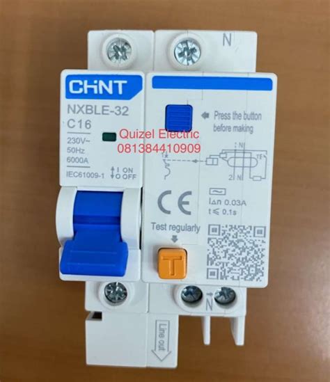 Promo Elcb Atau Rccb 16a 1p N Merk Chint Diskon 23 Di Seller Hubner Store Cengkareng Barat