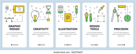 Vector Set Vertical Banners Graphic Design Stock Vector Royalty Free