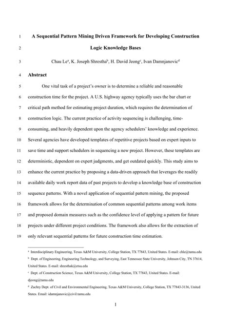 Pdf A Sequential Pattern Mining Driven Framework For Developing