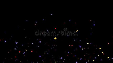 Confetti Explosions Animation Exploding Up And Falling Down Stock Footage Video Of Flying