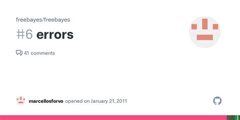 Errors · Issue 6 · Freebayesfreebayes · Github