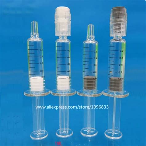 빈 스토스트 주사기 1ml 플라스틱 실린더 병 화장품 포장 튜브 졸업 에센스 액체 포장 용기리필 병 Aliexpress