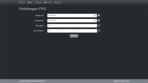 Source Code Data Mining Asosiasi Metode Fp Growth Codeigniter