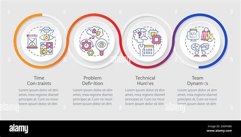 Hackathon Challenges Loop Infographic Template Stock Vector Image And Art Alamy