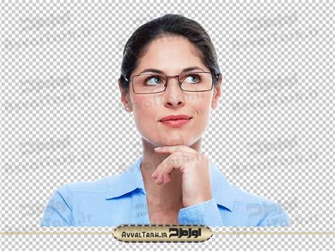 تصویر دوربری شده خانم در حال فکر کردن اول طرح