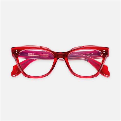 Red Glasses Frames Cat Eye