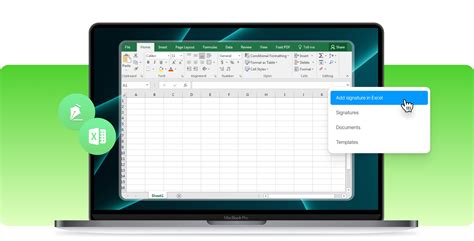 Add Signature To Excel Documents Xls Xlsx Signhouse