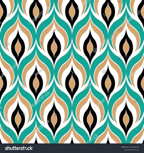 Seamless Abstract Geometric Pattern Vector Illustration Stock Vector