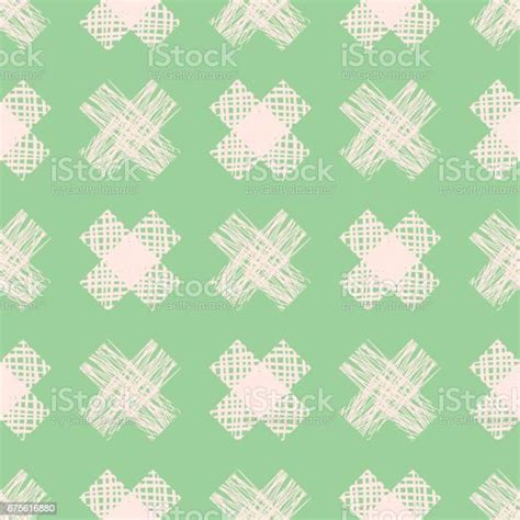 원활한 벡터 십자가 기하학적 패턴 손으로 그린 끝 없는 배경 질감된 기하학적 그림 그려 포장 웹 배경 배경 화면 그래픽 일러스트 템플릿 0명에 대한 스톡 벡터 아트 및 기타