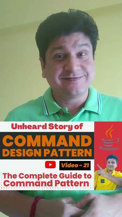 Command Design Pattern With Java Coding For Beginners Command Pattern Explained Youtube
