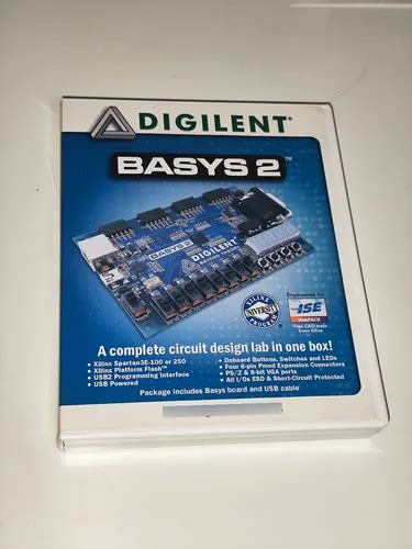 Placa Fpga Digilent Basys 2 100k Xilinx Spartan 3e Frete Grátis
