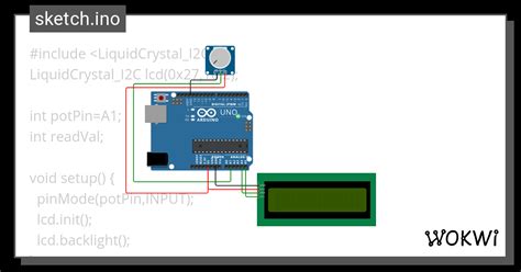 Iotlab6i2clcdpotentiometer Wokwi Esp32 Stm32 Arduino Simulator