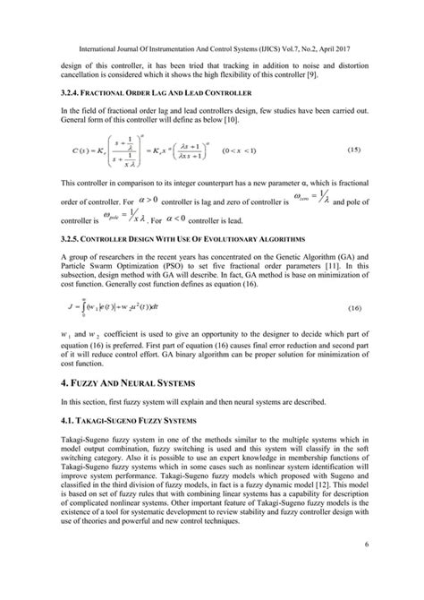 Torque Control Of Ac Motor With Fopid Controller Based On Fuzzy Neural Algorithm Pdf