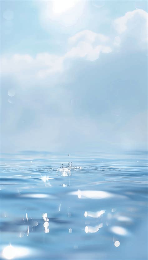 浅蓝色水面背景