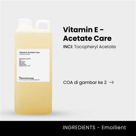 Jual Vitamin E Acetate Care Tocopheryl Acetate Shopee Indonesia