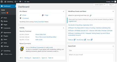 What Is The Wordpress Admin Dashboard Key Functionality Explained