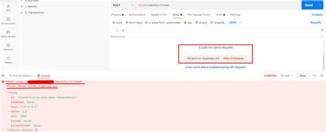 Could Not Send Request Parse Error Expected Dot · Issue 9988 · Postmanlabspostman App Support