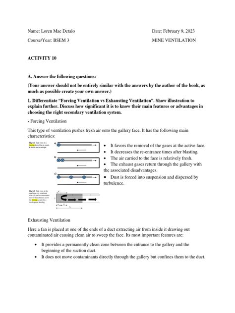 Mine Ventilation Act 10 Pdf Duct Flow Ventilation Architecture