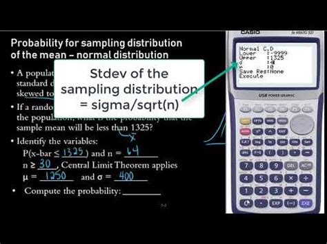 Sample Mean Calculator