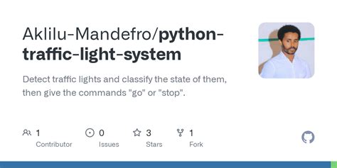 github aklilu mandefro python traffic light system detect traffic