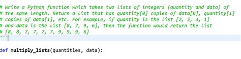 Solved Write A Python Function Which Takes Two Lists Of Chegg