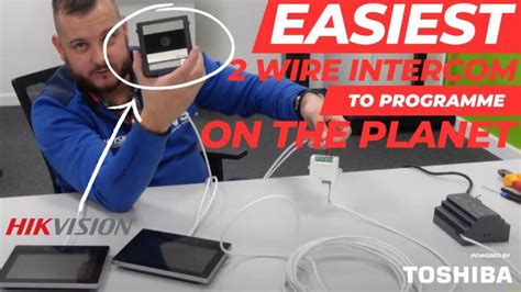 How To Setup Hikvisions New 2 Wire Intercom Ds Kd7003ey Ime2 Dvs Ltd