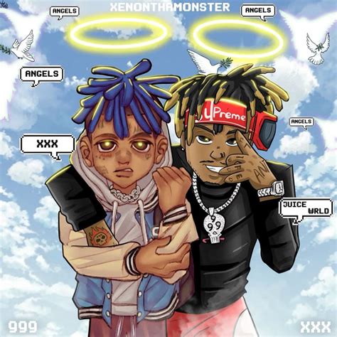 Juice Wrld X Xxxtentacion Fanart Artwork By Me Lljw Lnd Music