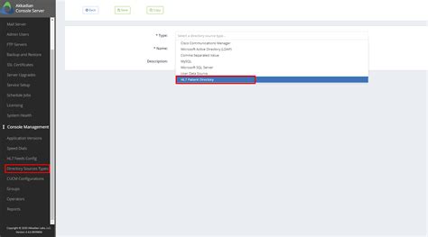 5 6 1 Add Hl7 Directory Source Akkadian Console Server 4 6 0