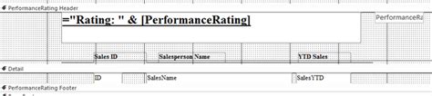 Ms Access Report With Grouping