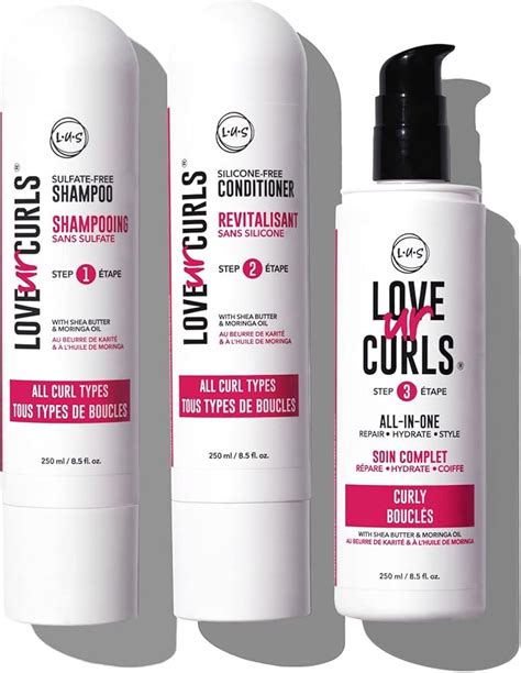 Lus Brands Love Ur Curls For Curly Hair 3 Step System