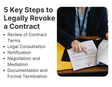 Revocation Of Contracts Navigating The Legalities Of Rescinding Agreements