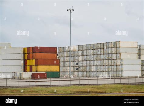 Stacking Shipping Container Hi Res Stock Photography And Images Alamy