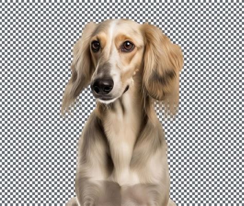 루키 개 투명한 배경에 고립되어 프리미엄 Ai 생성 Psd