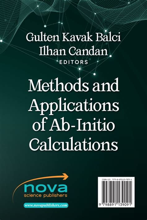 Methods And Applications Of Ab Initio Calculations Nova Science