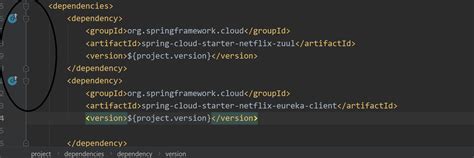 What Is This O Symbol In Pomxml In Intellij Stack Overflow