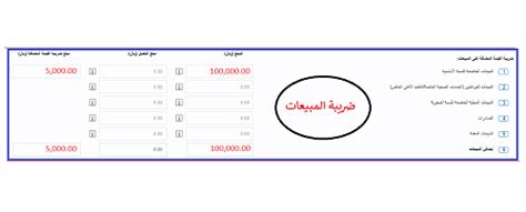 نموذج اقرار ضريبة القيمة المضافة معلومة محاسبة