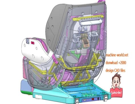 Industrial 3d Model Multi Function Massage Chair Machine World