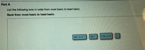 Solved Chemistry Hw Help Will Rate Please Answer Part A And