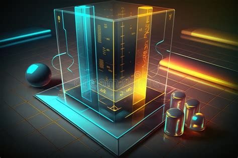 Quantum Scientific Device Fantastic Computer Ai Generated Stock Illustration Illustration Of