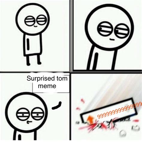 Surprised Tom Face Rdankmemes