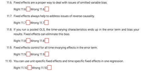 Solved 11 Panel Data 11 1 With Cross Sectional Data We