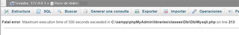 Pathros Phpmyadmin Error Al Restaurar Una Base De Datos De Mysqlfatal