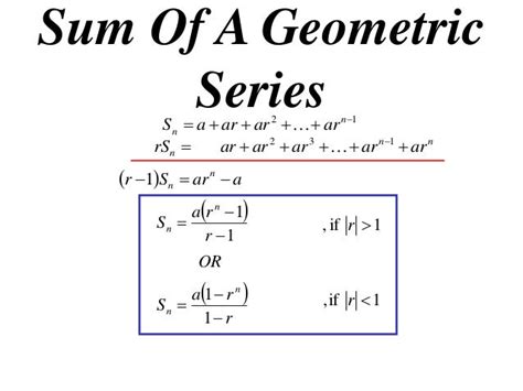 11 X1 T14 06 Sum Of A Geometric Series 2013