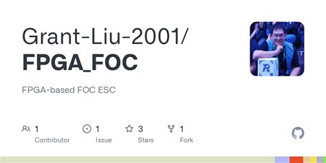 github grant liu 2001 fpga foc fpga based foc esc